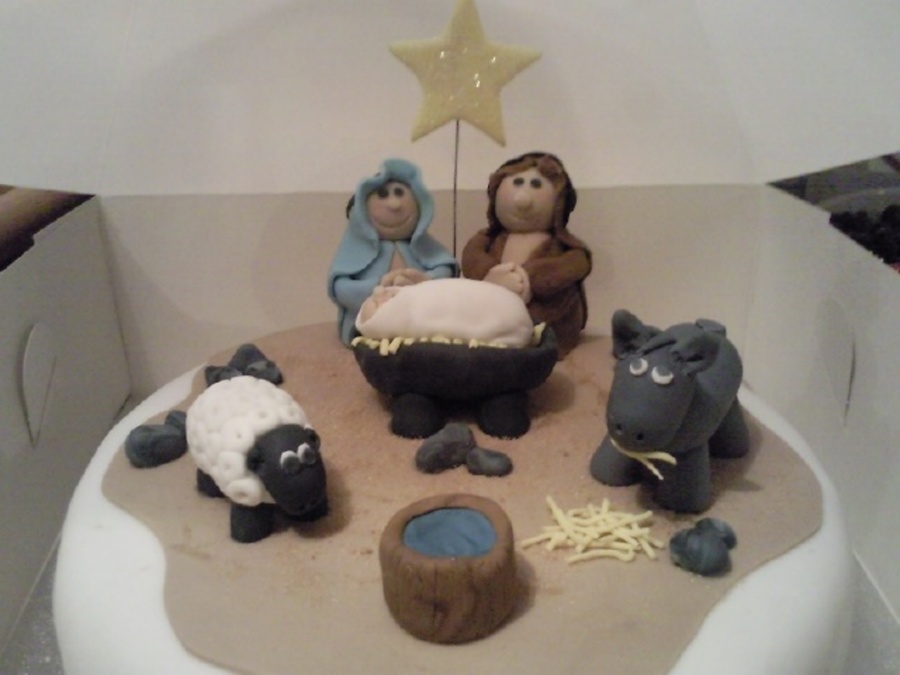 Nativity Cake - CakeCentral.com