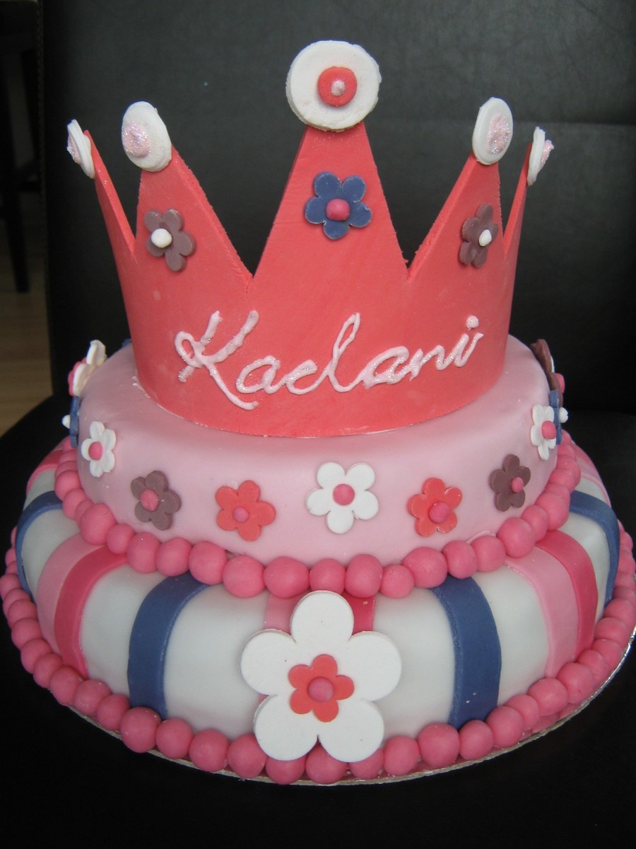 Princess Crown Cake - CakeCentral.com