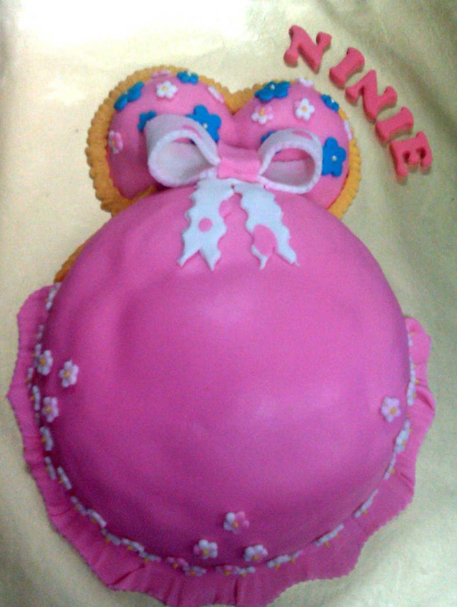 Pregnant Cake - CakeCentral.com