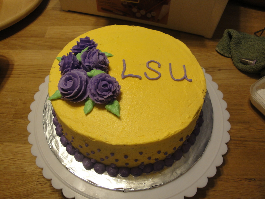 Lsu Cake - CakeCentral.com