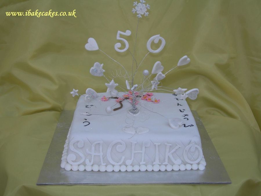 Japanese 50Th - CakeCentral.com