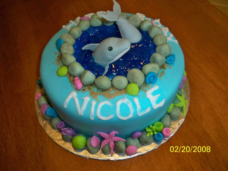 Dolphin Birthday Cake - CakeCentral.com
