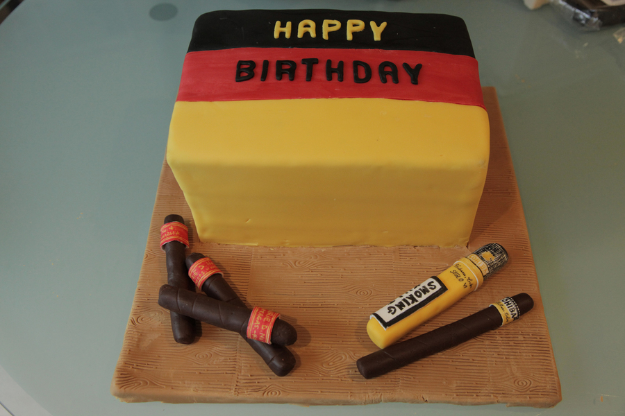 German Flag, Inside And Out - CakeCentral.com