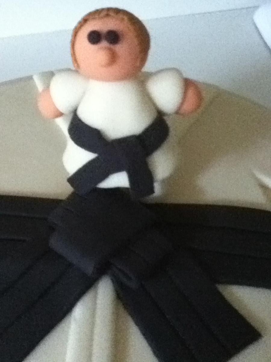 Karate Cake - CakeCentral.com