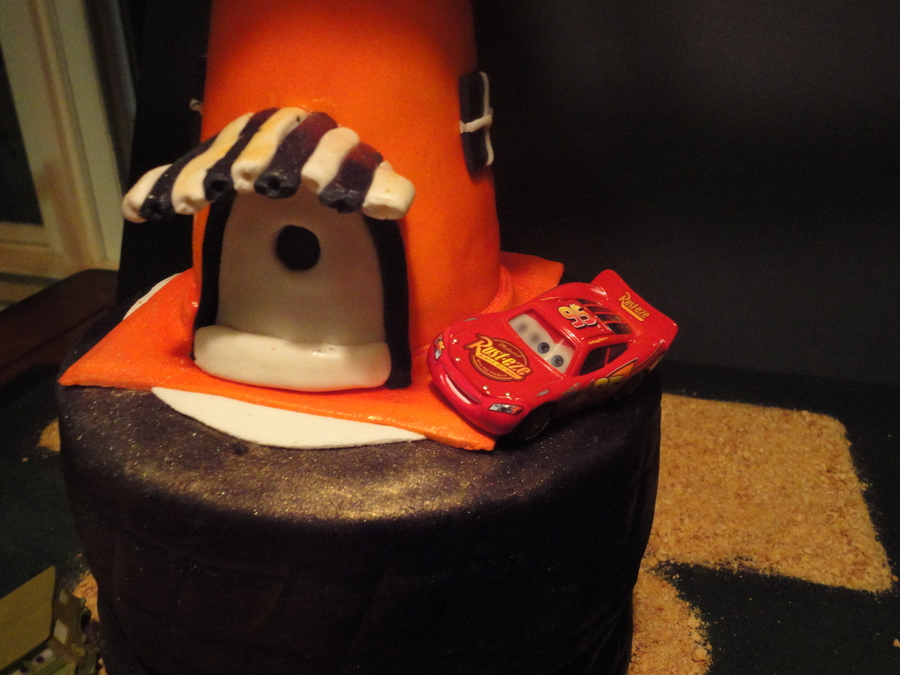 3Rd Birthday Piston Cup Cake - CakeCentral.com