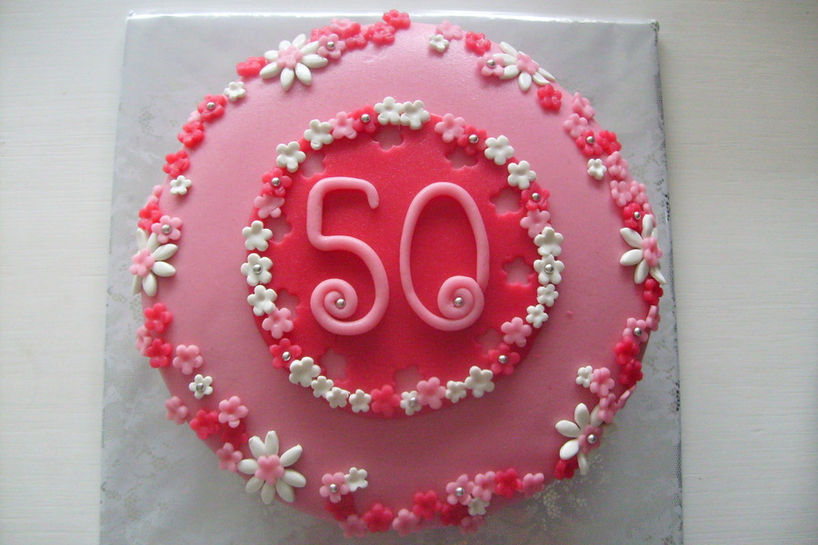 50 Years Pink - CakeCentral.com