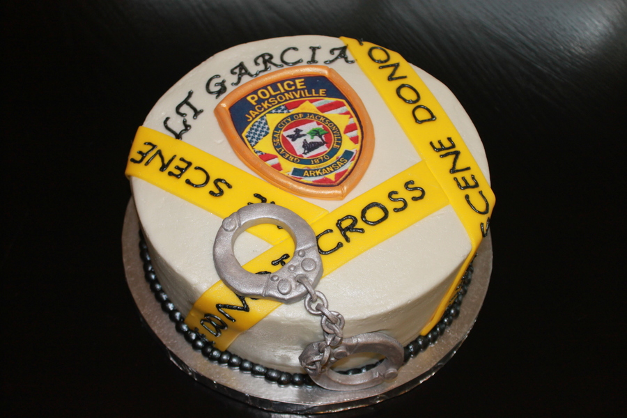 Police Themed Cake - CakeCentral.com