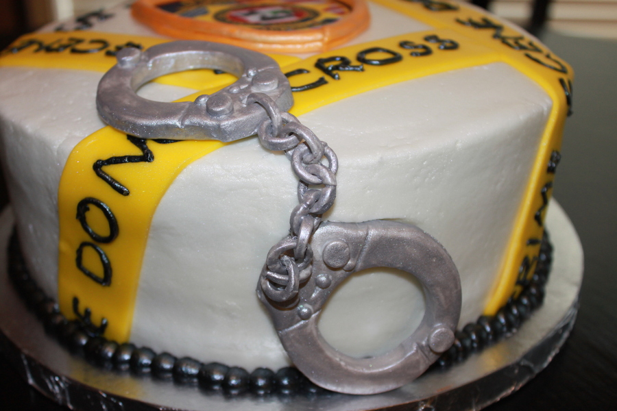 Police Themed Cake - CakeCentral.com