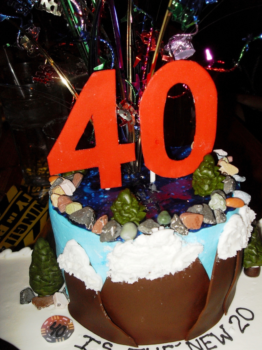 40Th Birthday Lake Tahoe - CakeCentral.com