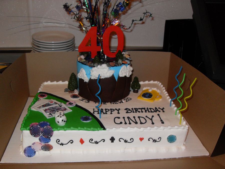 40Th Birthday Lake Tahoe - CakeCentral.com