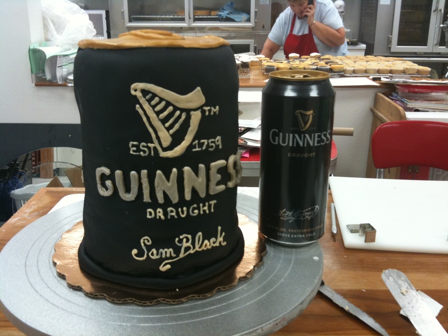 Guinness Beer Can - CakeCentral.com
