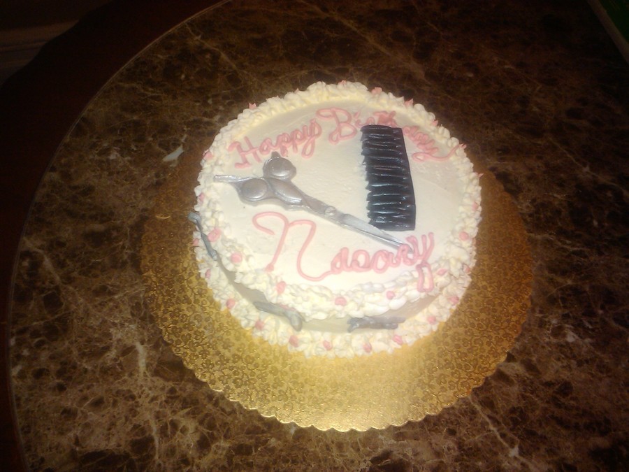 Cosmetology Cake - CakeCentral.com