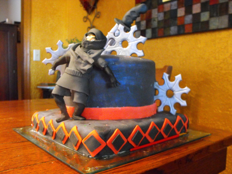 Ninja Birthday Cake - CakeCentral.com