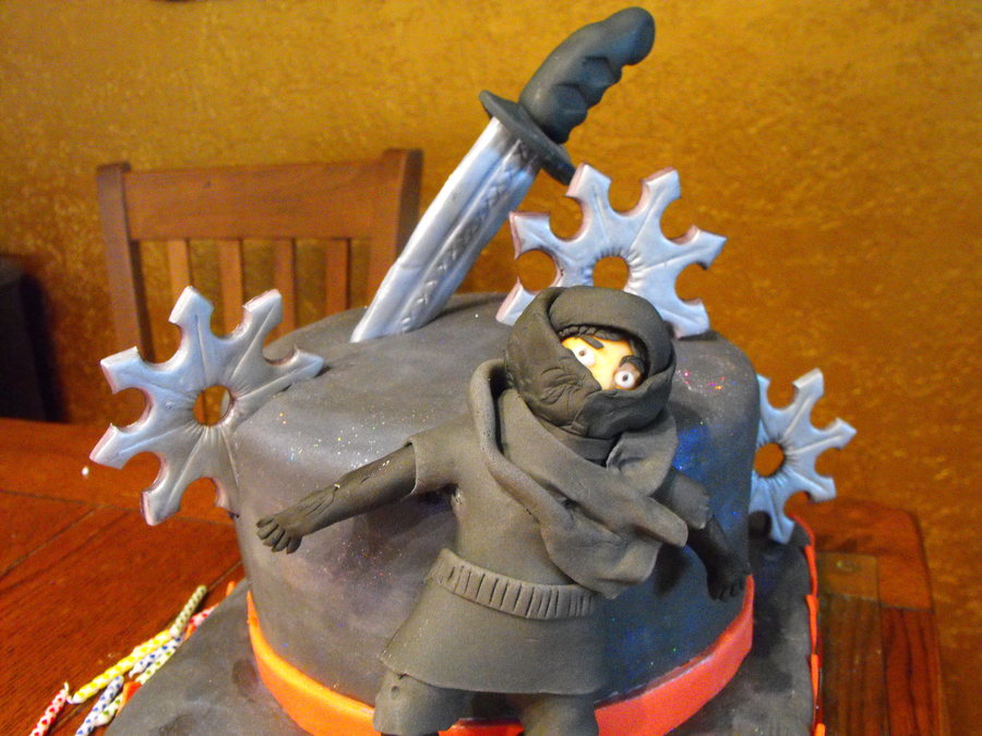 Ninja Birthday Cake - CakeCentral.com