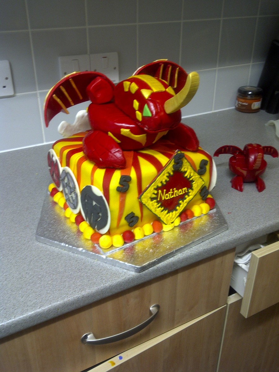 Bakugan Cake - CakeCentral.com