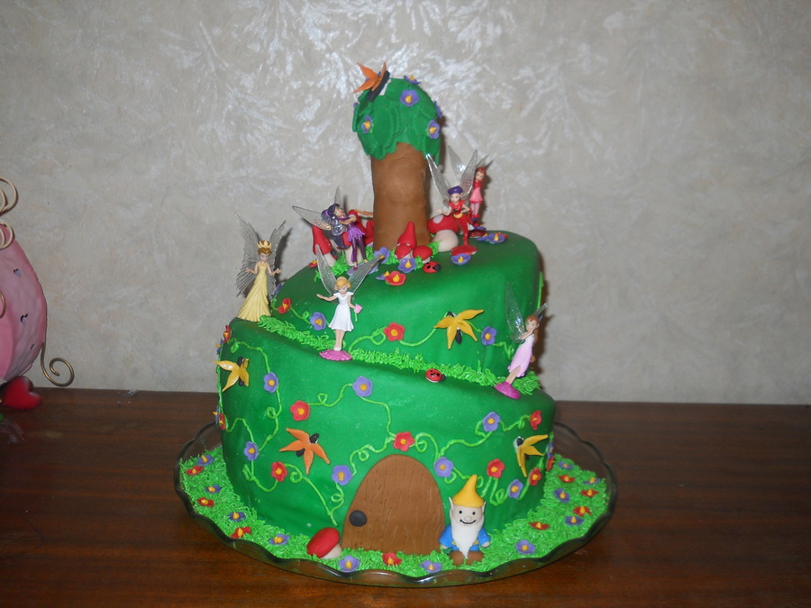 Topsy-Turvy Fairy Cake - CakeCentral.com