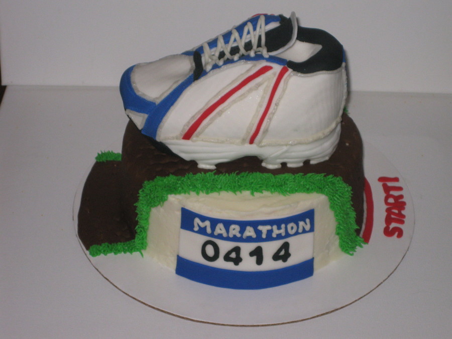Marathon Birthday Cake - CakeCentral.com