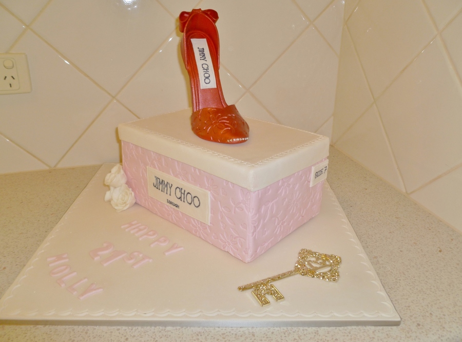 Shoe Box Cake - CakeCentral.com