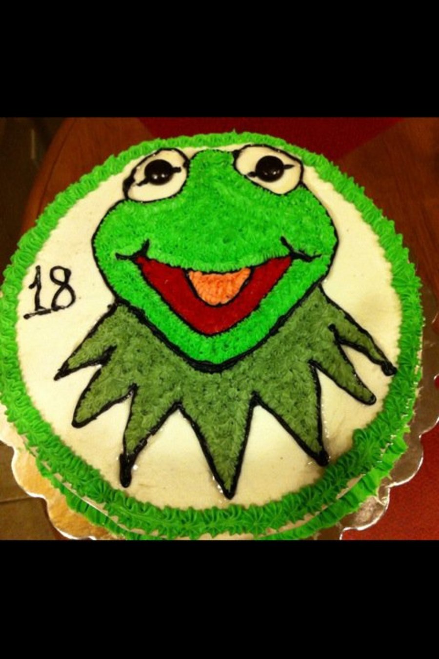 Kermit Cake - CakeCentral.com