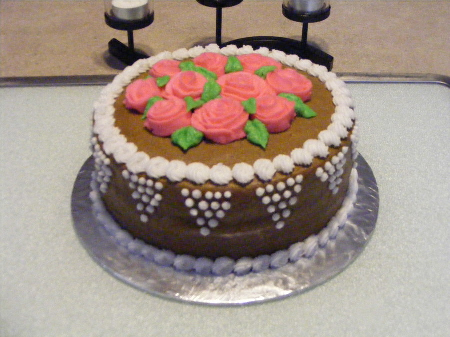 Wilton Course 1 - Final Cake - CakeCentral.com