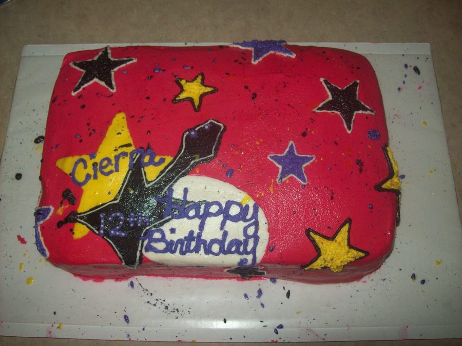 Punk Rock Girly Cake - CakeCentral.com