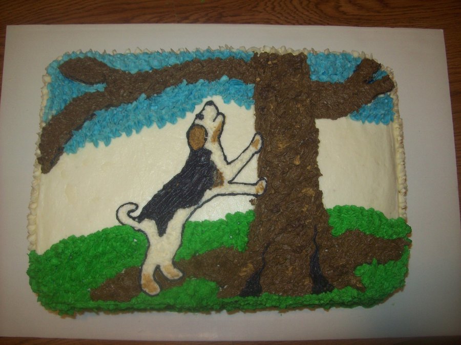 Coon Dog Cake - CakeCentral.com