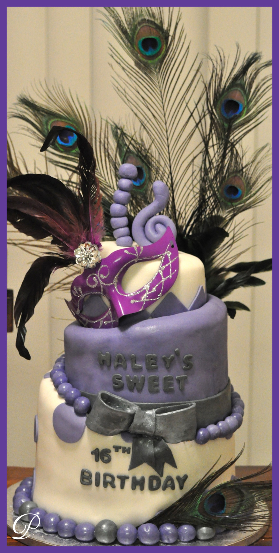 Masquerade Ball Cake - CakeCentral.com