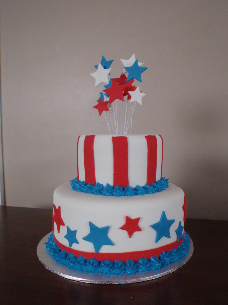 Independence Day Cake - CakeCentral.com