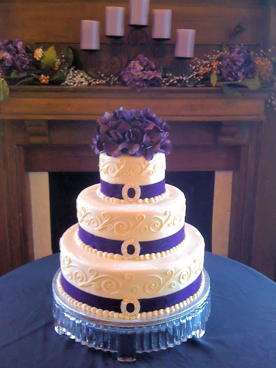 Scroll Wedding Cake - CakeCentral.com