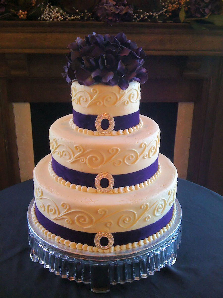 Scroll Wedding Cake - CakeCentral.com