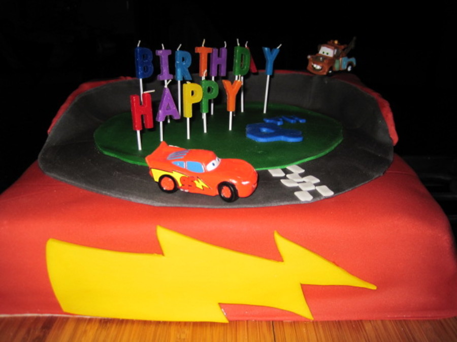Lightning Mcqueen Cake - CakeCentral.com