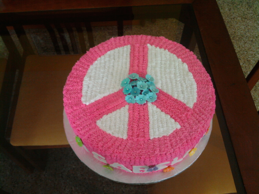 Peace Sign - CakeCentral.com