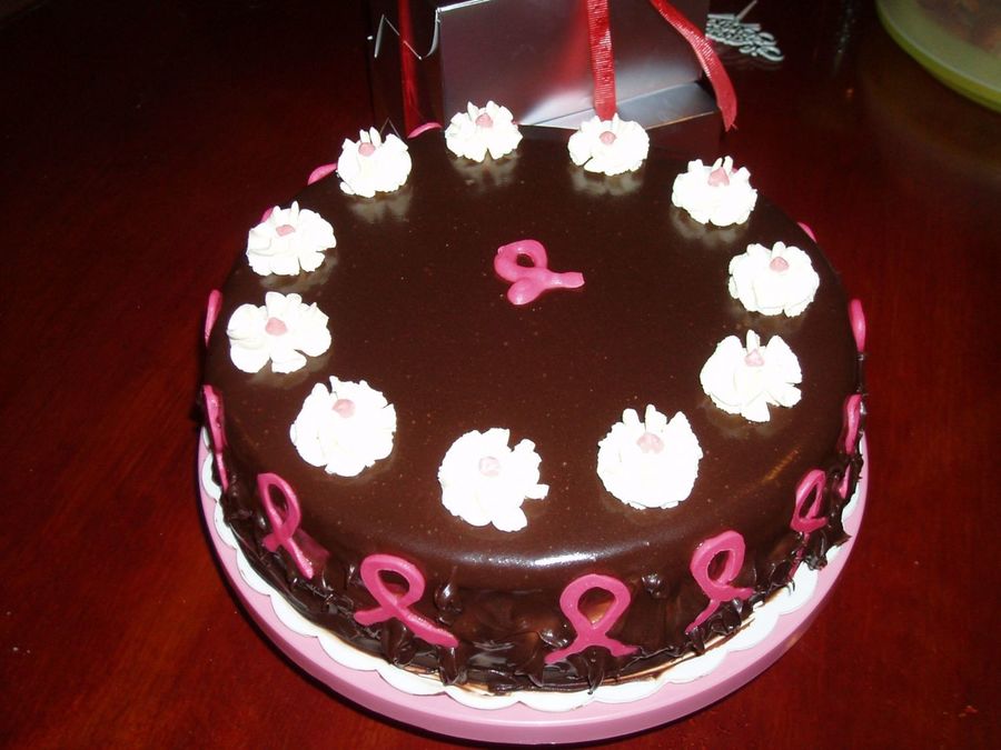 Black Forest Red Ribbon Cake - CakeCentral.com