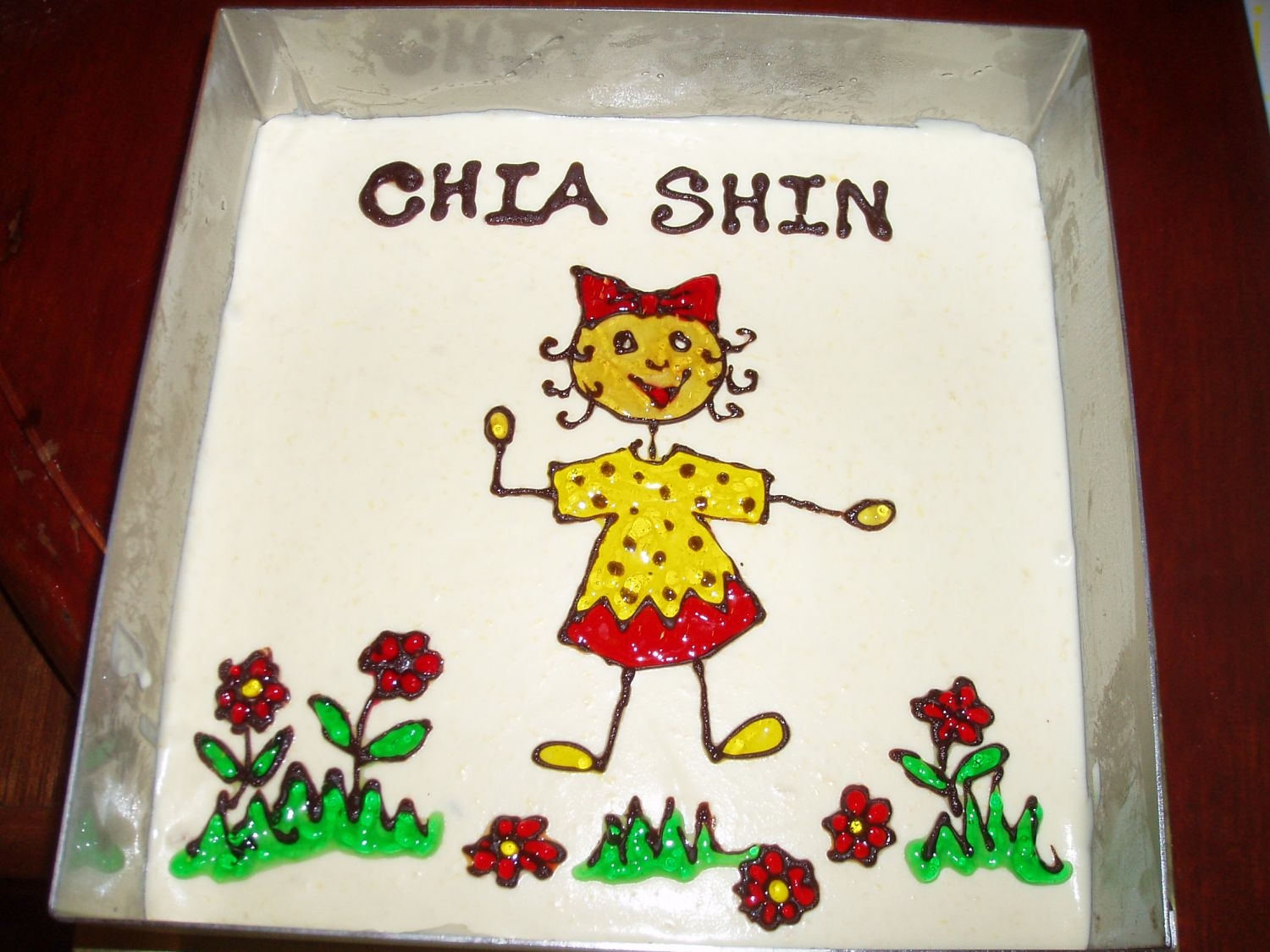 Matchstick Girl Cheese Cake - CakeCentral.com