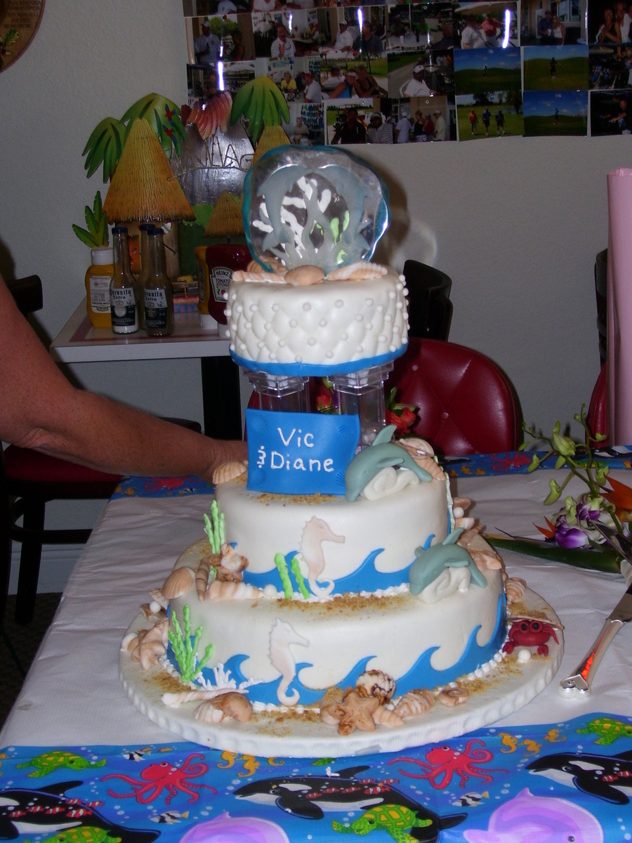 Sea Shore Cake - CakeCentral.com