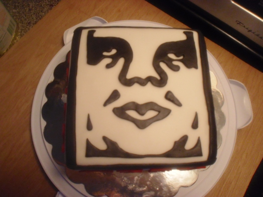 Obey Cake - CakeCentral.com
