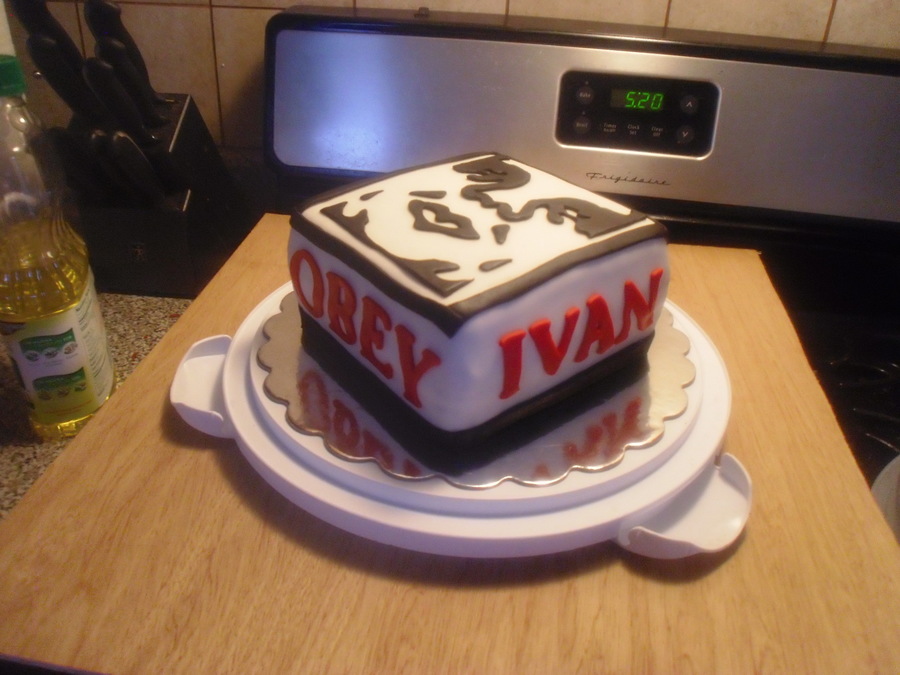 Obey Cake - CakeCentral.com