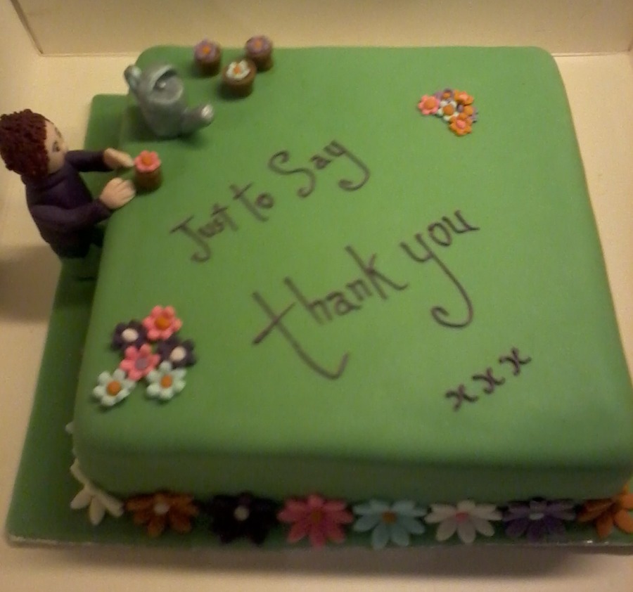 Thank You Cake - CakeCentral.com