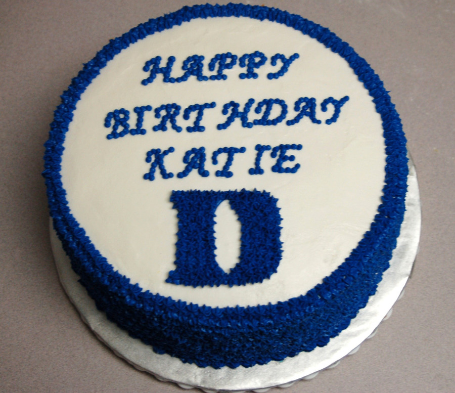 Duke Birthday Cake - CakeCentral.com