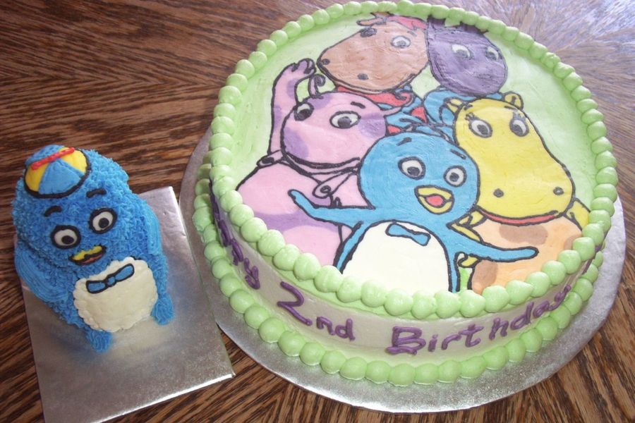 Backyardigans & Pablo Smash Cake - CakeCentral.com