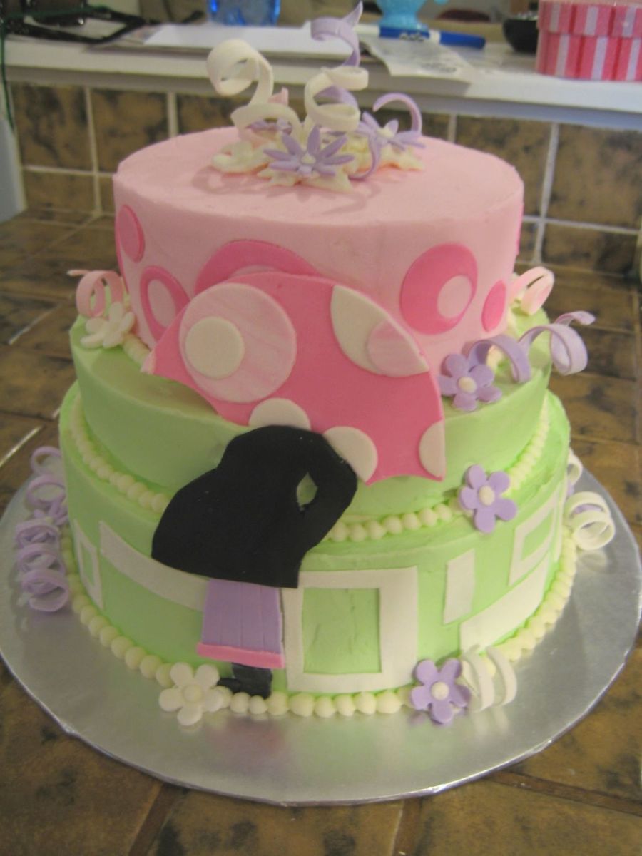 Mod Mom Baby Shower - CakeCentral.com