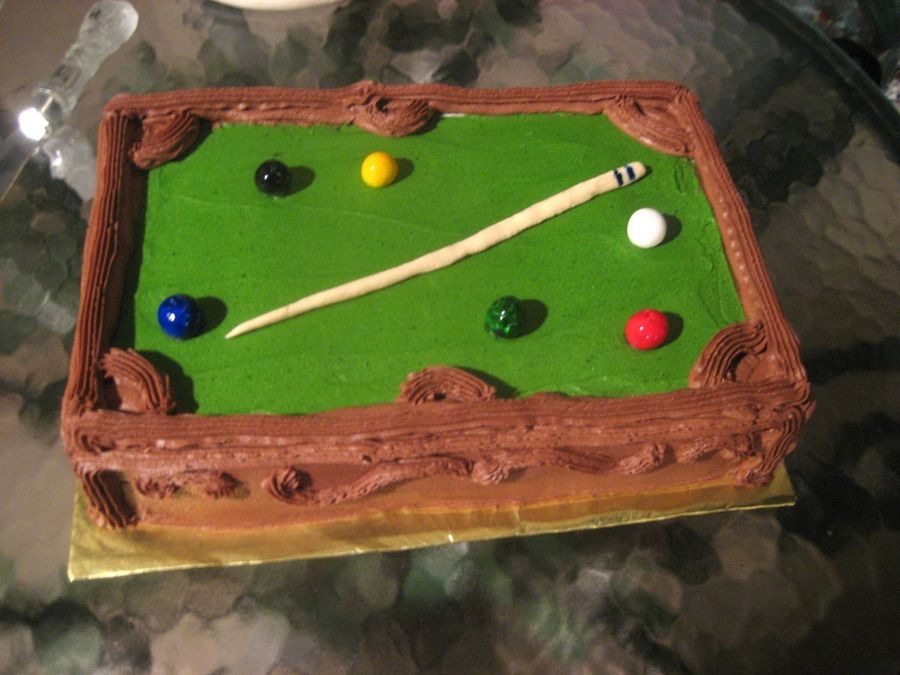 Pool Table - CakeCentral.com