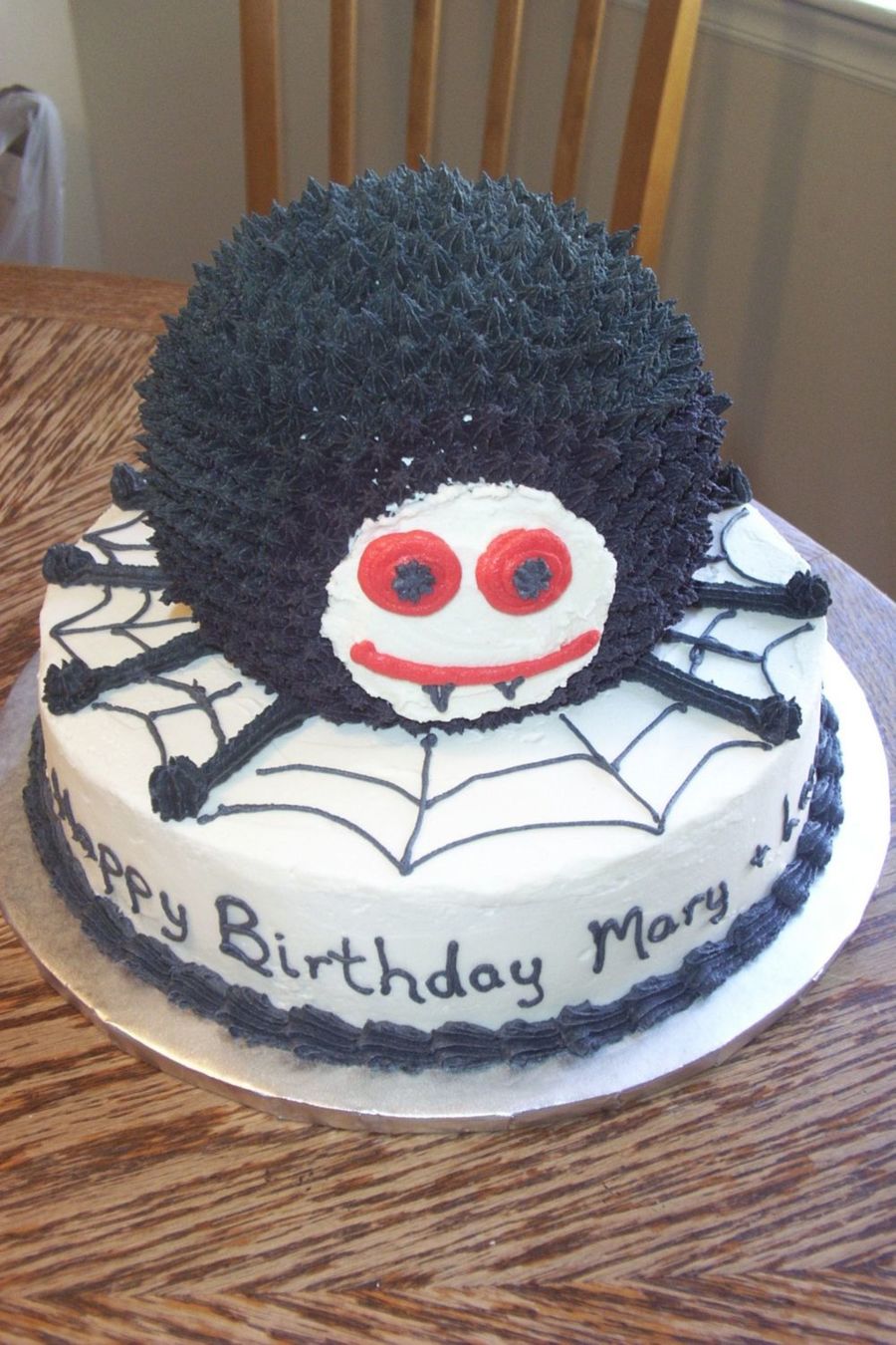 Fuzzy Spider - CakeCentral.com