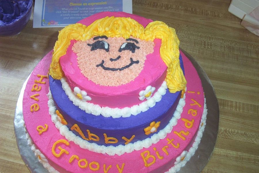 Groovy Girls Doll Cake - CakeCentral.com