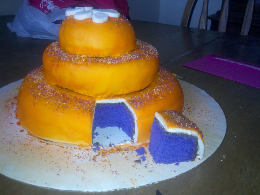 Clemson Tiger Cake - CakeCentral.com