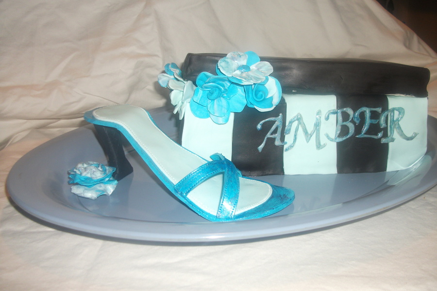 Blue Shoe - CakeCentral.com