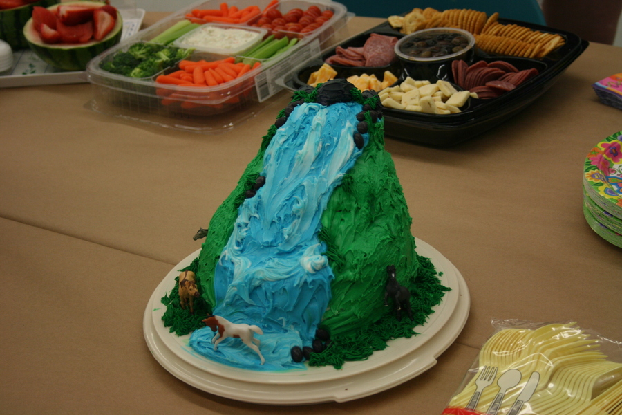 Waterfall Cake - CakeCentral.com