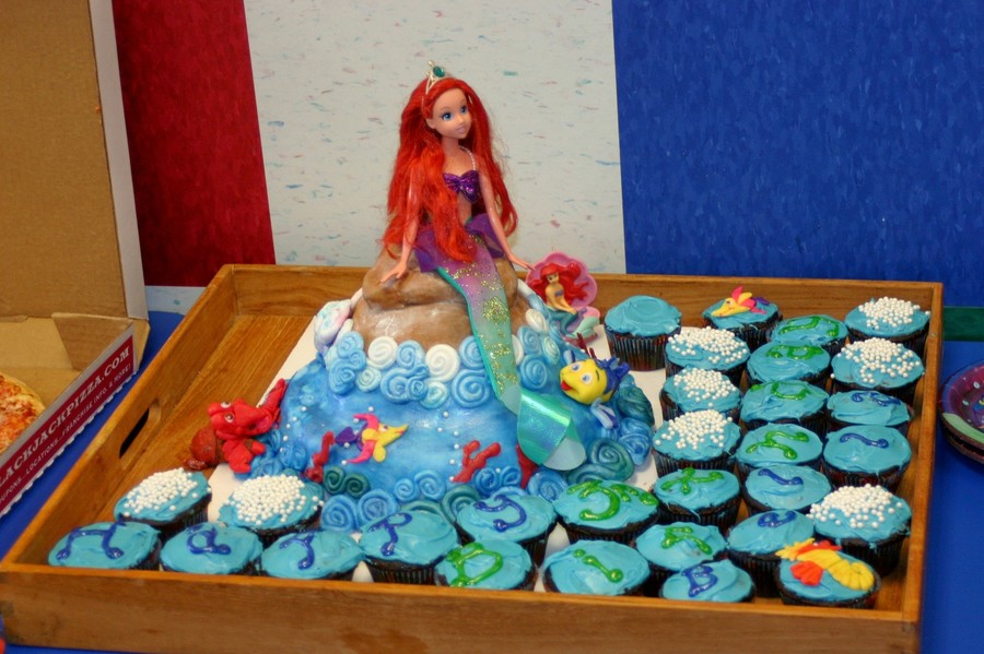 Ariel Little Mermaid Barbie Cake - CakeCentral.com