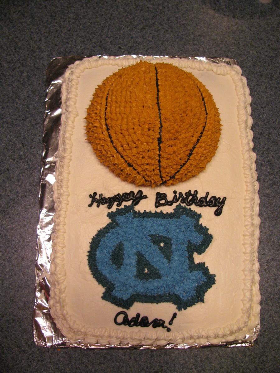 North Carolina Basketball Birthday Cake - CakeCentral.com