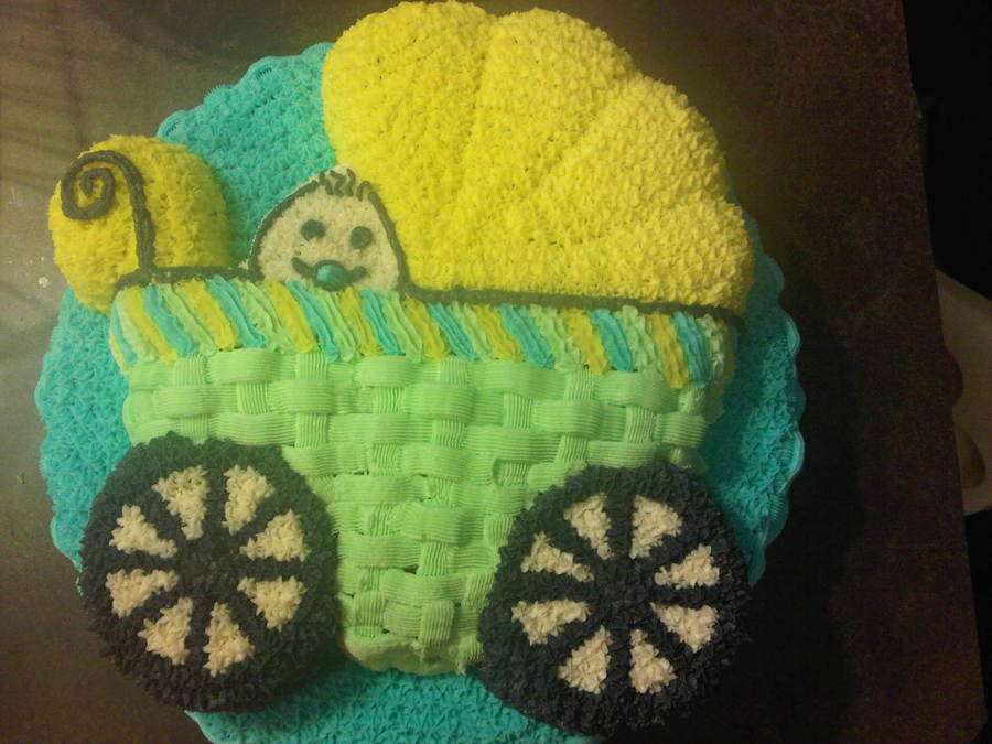 Stroller Cake - CakeCentral.com